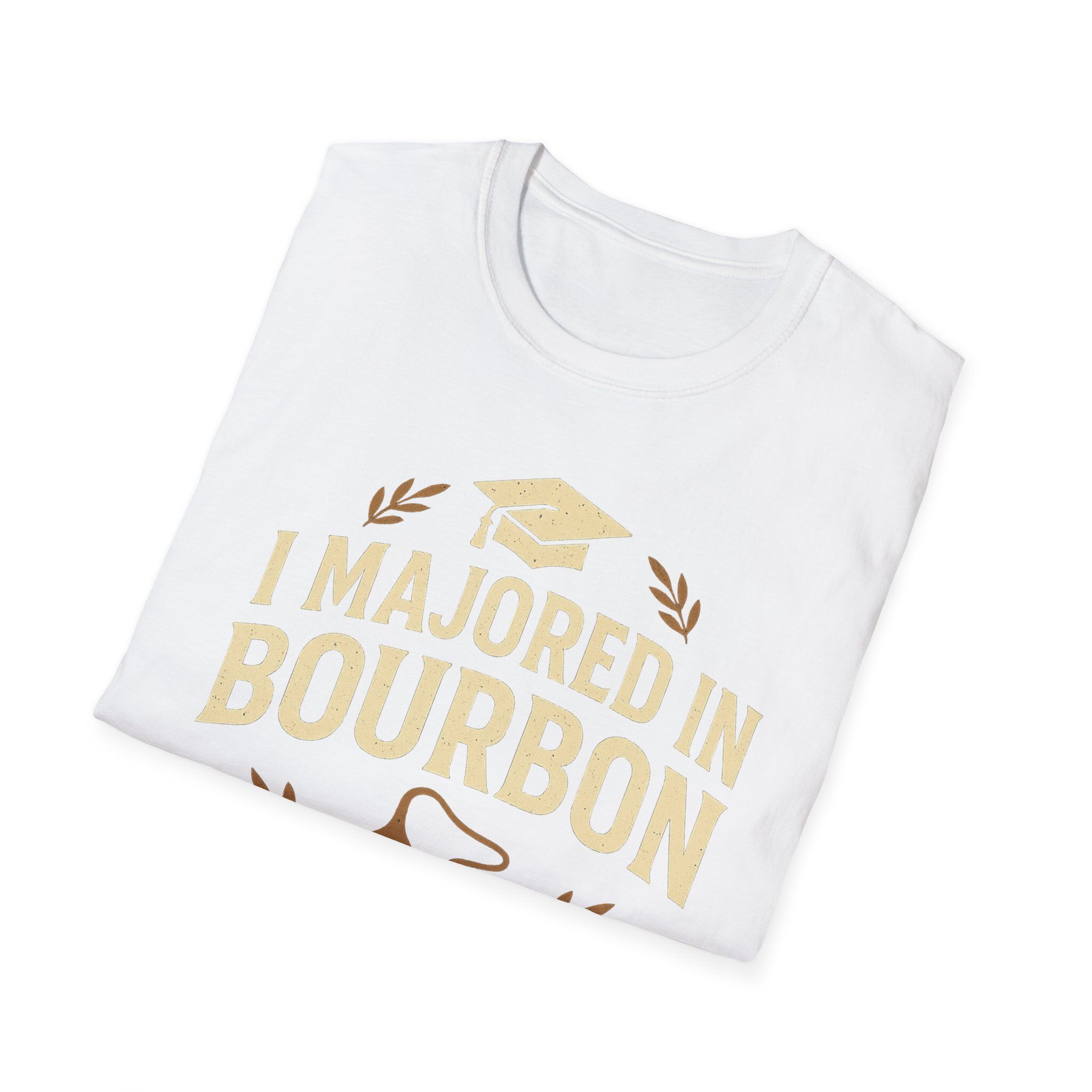 Distillery University “I Majored in Bourbon” Unisex T-Shirt ...